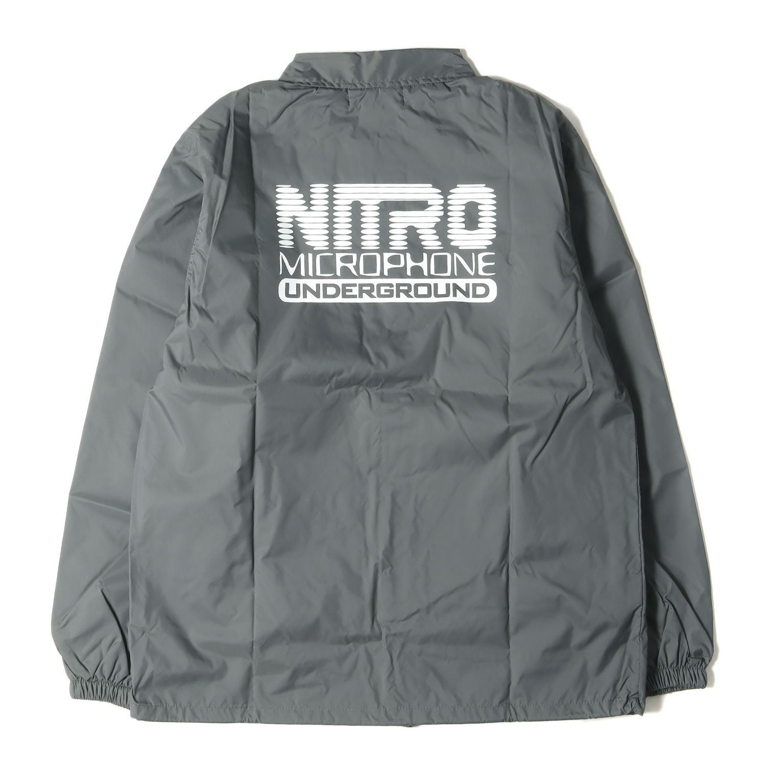 新品 NITRAID/NITROW ナイトレイド ジャケット サイズ:M NITRICH ロゴプリント コーチジャケット グラファイト アウター ブルゾン 上着【メンズ】 - メルカリ