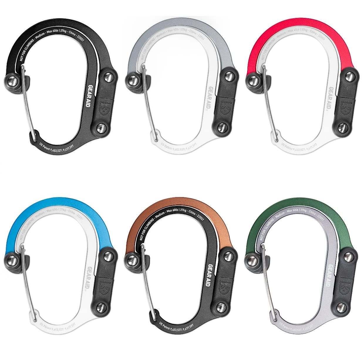 【迅速発送】2018 国内正規品 HERO CLIP ヒーロークリップ 多機能 カラビナ 型 フック バックハンガー 静止荷重27kg (レッド) - メルカリ