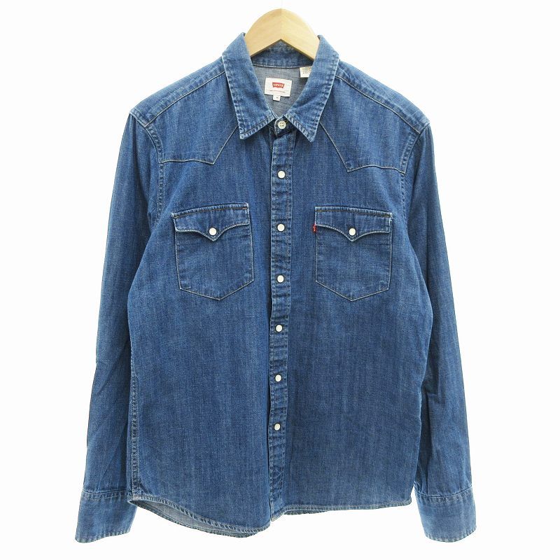 リーバイス Levi's デニムウエスタンシャツ ダンガリー 長袖 M 青 ブルー PC9-66986-0020 /AE - メルカリ