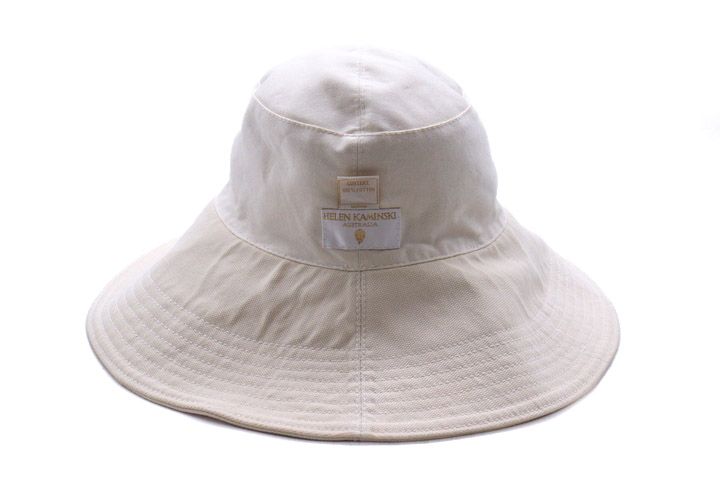 ヘレンカミンスキー ハット つば広 リボン 帽子 ブランド レディース アイボリー HELEN KAMINSKI 【中古】 - メルカリ