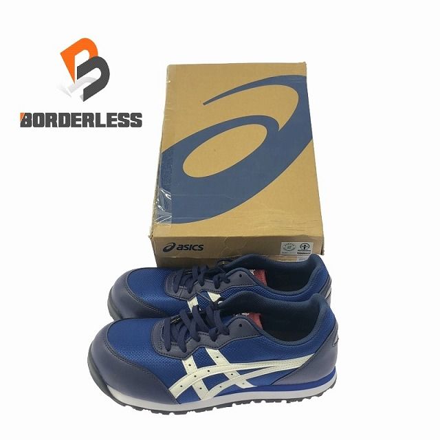 ☆未使用☆ASICS アシックス 安全靴 ウィンジョブ/WINJOB CP201 WIDE FCP201-4901 26.0cm INDIGO BLUE/WHITE ブルーホワイト ...