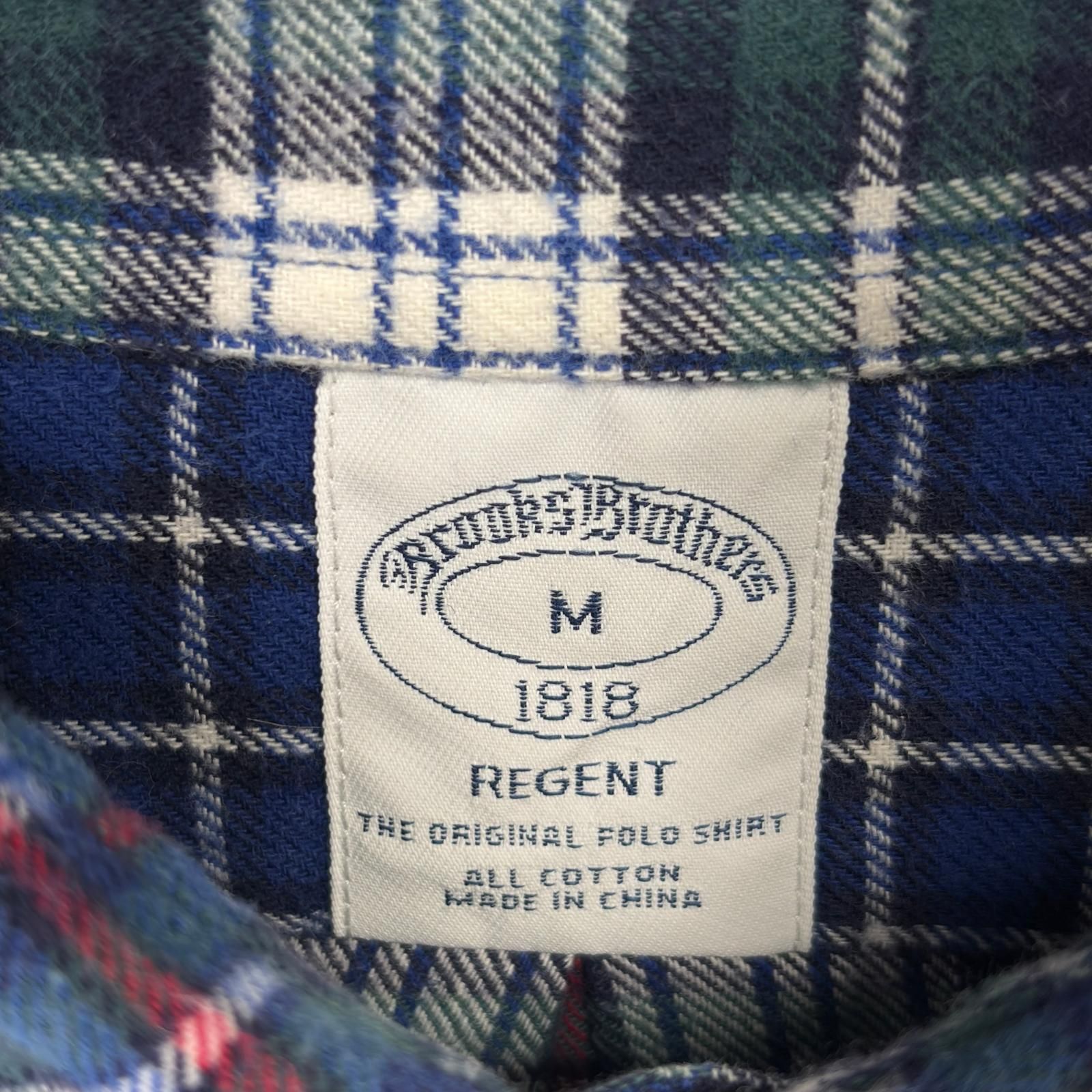 古着 ブルックスブラザーズ Brooks Brothers 長袖 ネルシャツ ボタン