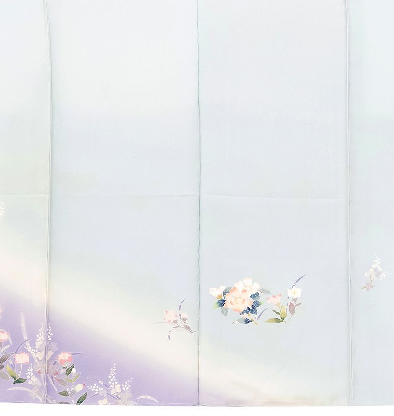 平和屋着物○池坊保子 訪問着 友禅 草花文 正絹 逸品 CAAV6507vf 特選