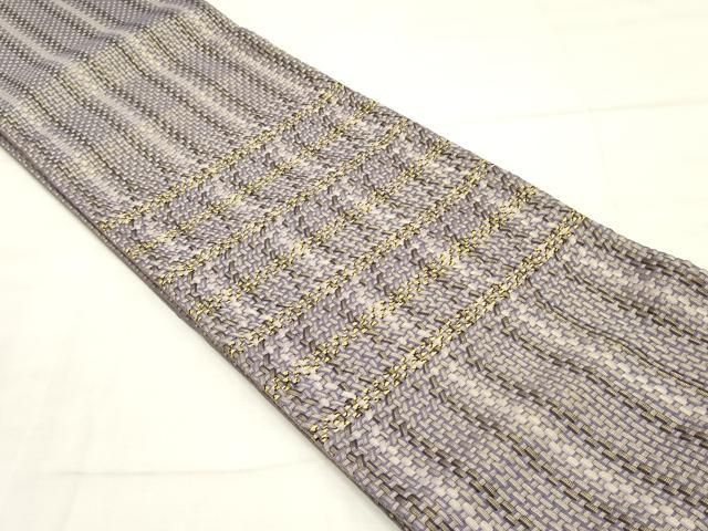 平和屋着物○ひなや工房 くむ・あむ・おる 伊豆蔵明彦 組織 太鼓柄袋帯