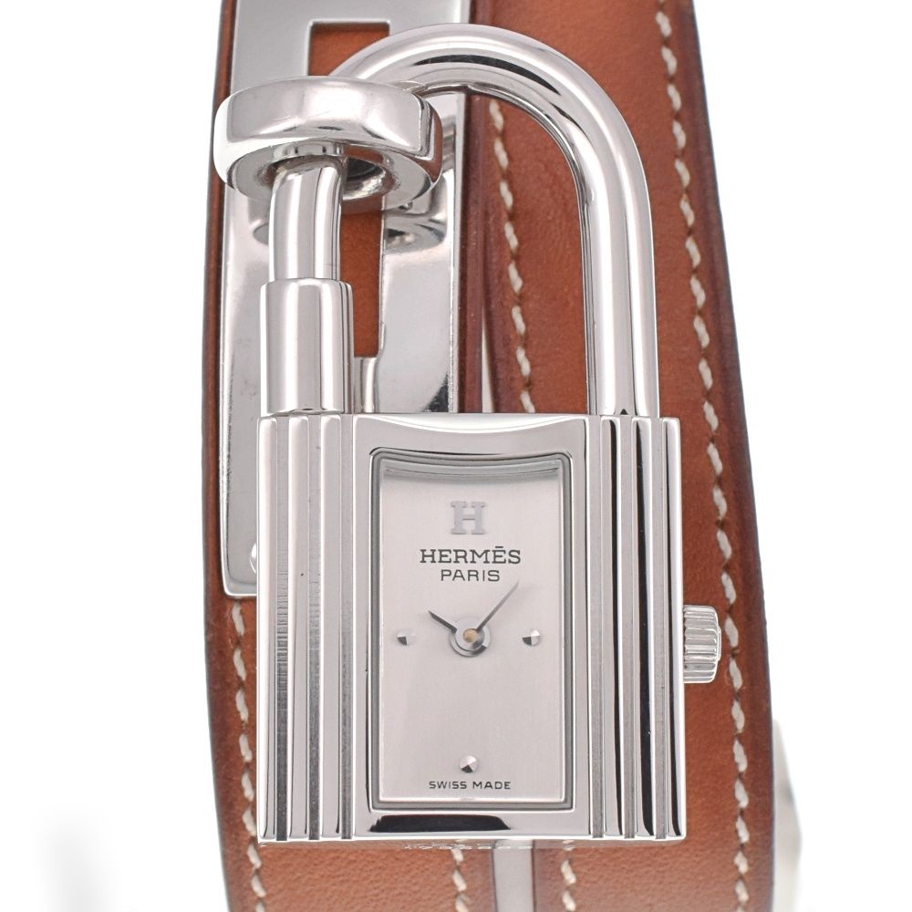 エルメス HERMES KE1.210 ケリーウオッチ ドゥブルトゥール クォーツ レディース美品保証書付き G#128230 - メルカリ