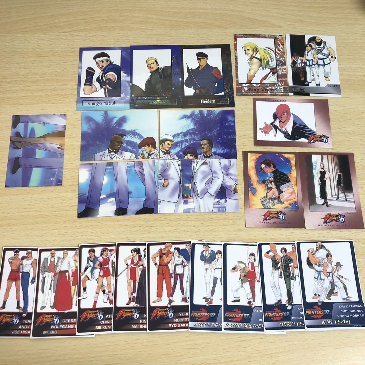 aca22 カード kof キングオブファイターズ snk 96 97 98 不知火舞 アテナ キム テリーボガード 八神庵 ギース ハワード ...