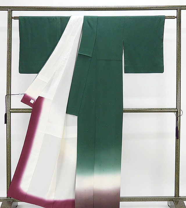 訪問着 正絹 辻村寿三郎 ジュサブロー ぼかし模様 付下訪問着 美品