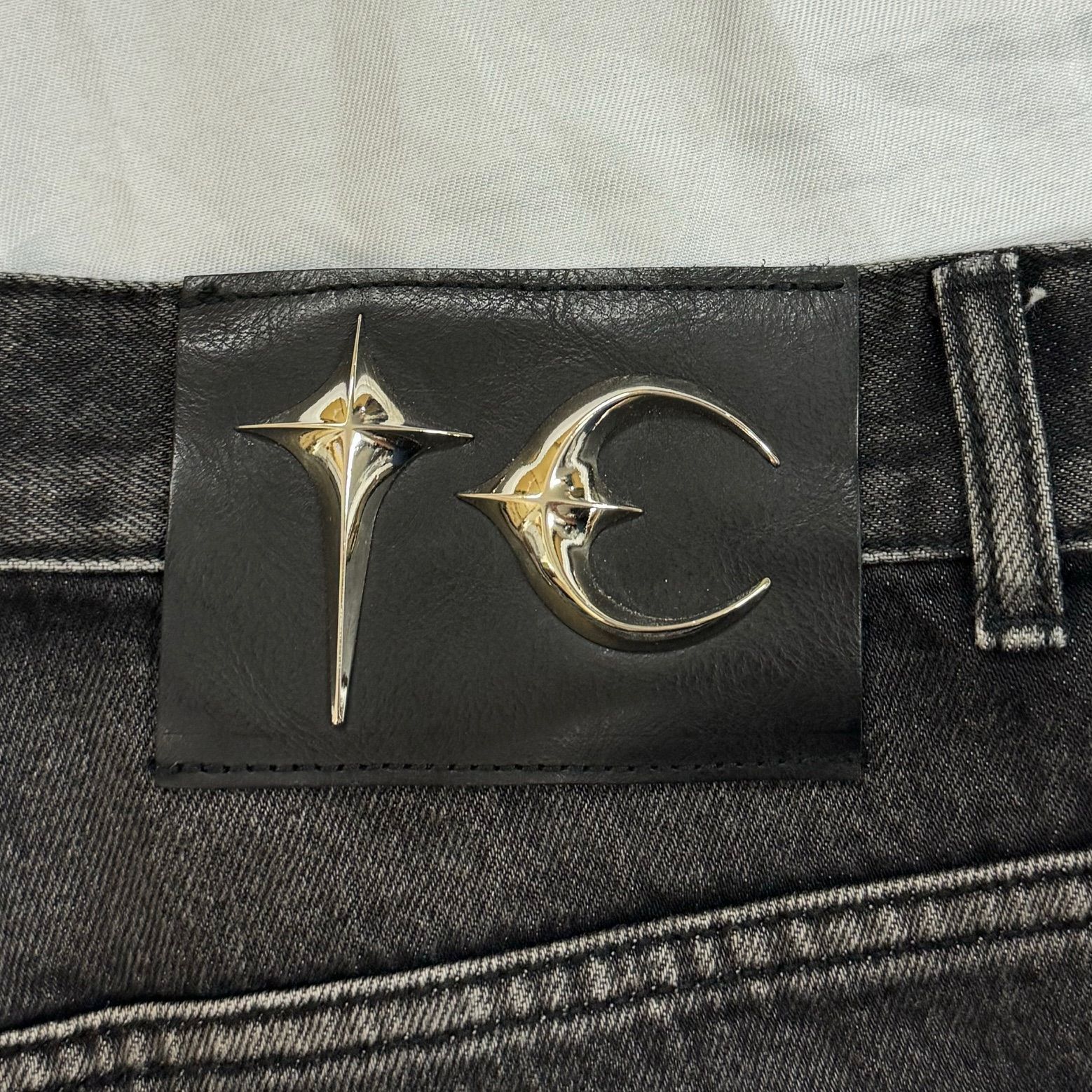 THUG CLUB あっけない TRIBAL DENIM PANTS トライバルデニムパンツ THUG CLUB あっけない TRIBAL DENIM PANTS トライバルデニムパンツ