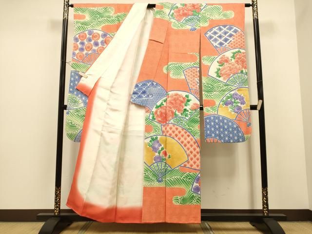 平和屋着物○名門 藤娘きぬたや・総絞り 振袖 吉祥花唐草
