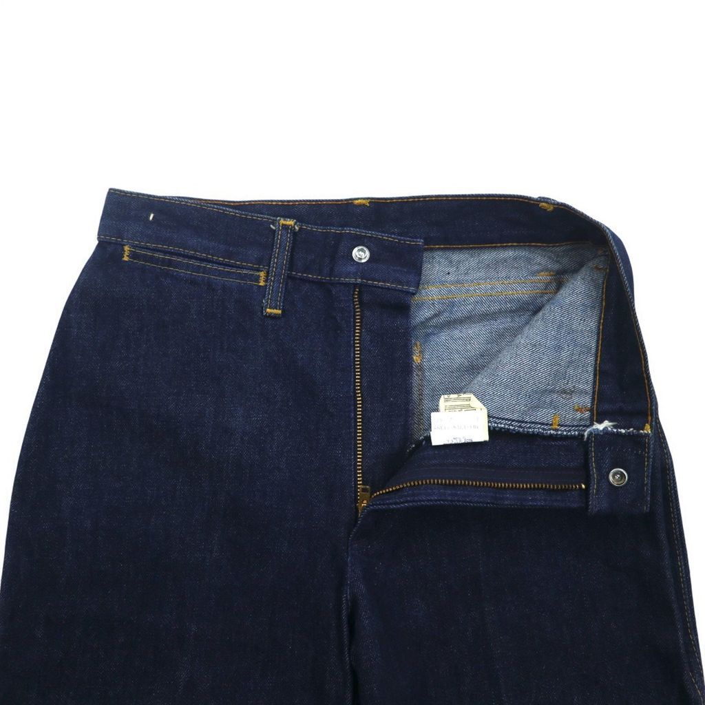 Lee 70年代 USA製 ハイウエスト センタープレス デニムパンツ S Lee 70年代 USA製 ハイウエスト センタープレス デニムパンツ S