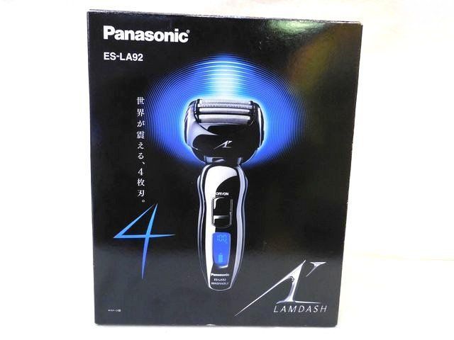 訳あり 未使用 パナソニック メンズシェーバー ES-LA92-K ブラック ラムダッシュ 髭剃り Panasonic 5L - ブランド ...