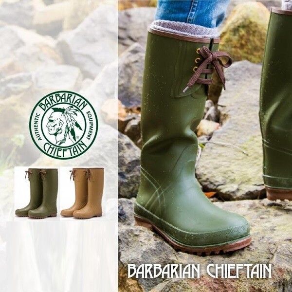【匿名配送らくらくメルカリ便 全国送料無料】バーバリアンチーフテン BCF-01 オリーブ【ラバーブーツ レインブーツ アウトドア 長靴】 - メルカリ