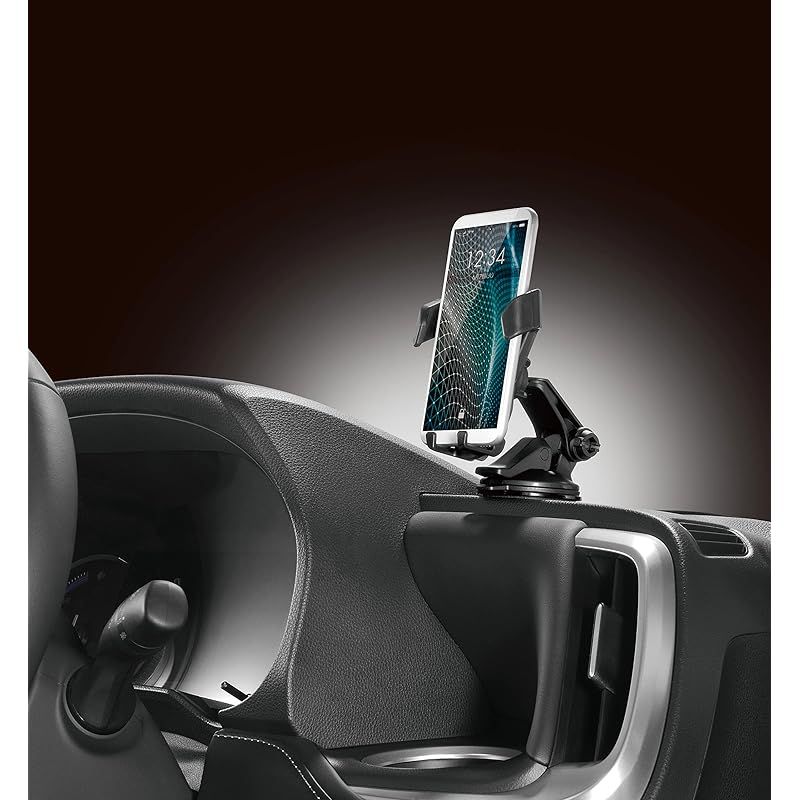 カーメイト(CARMATE) 車用 スマホホルダー 車載ホルダー ダッシュボード 吸盤 取付 片手で簡単ホールド ウィングキャッチ SA31 - メルカリ