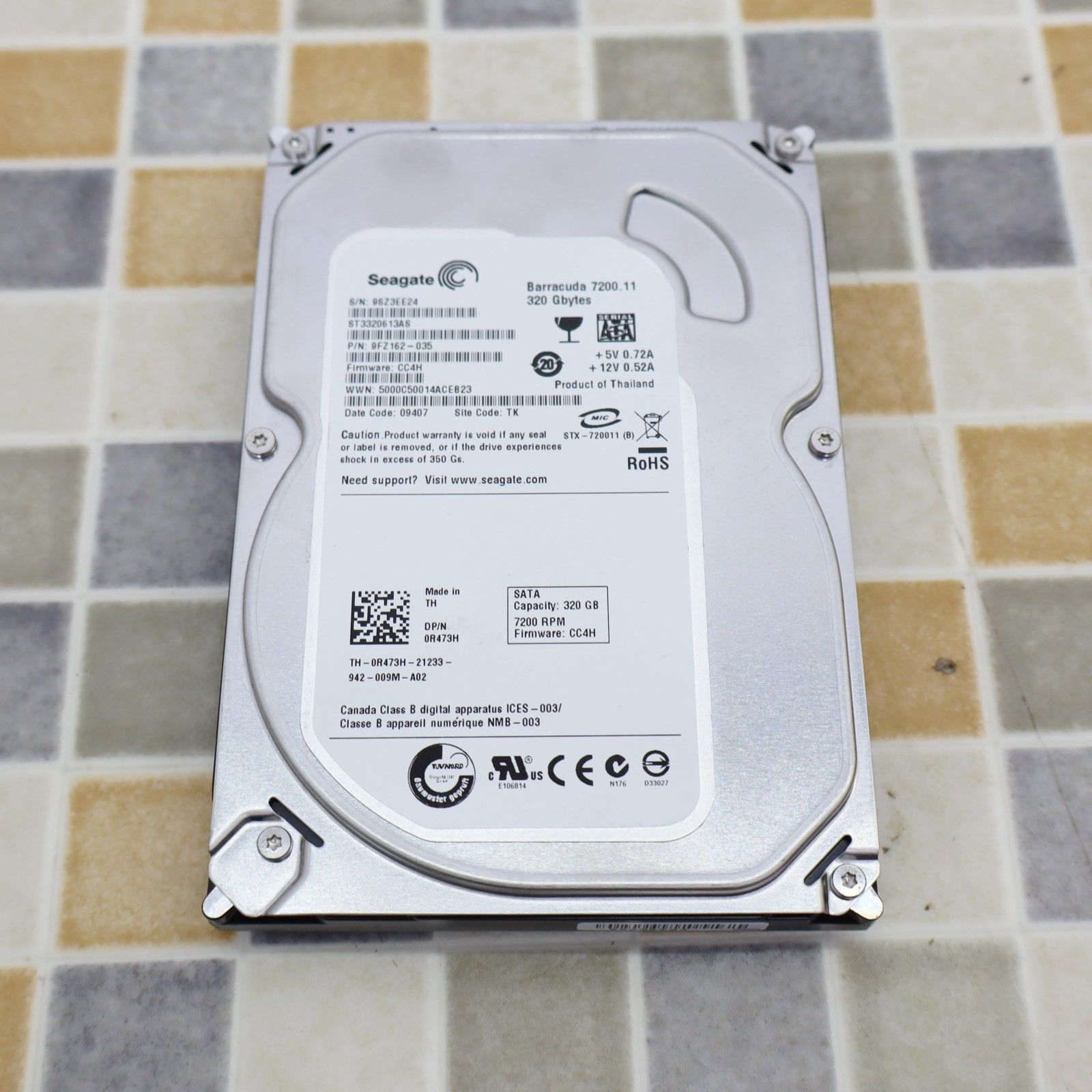 ∨ 320GB｜3.5インチ HDD ハードディスク SATA｜Seagate シーゲート ST3320613AS ｜ HDD 内蔵型 ...