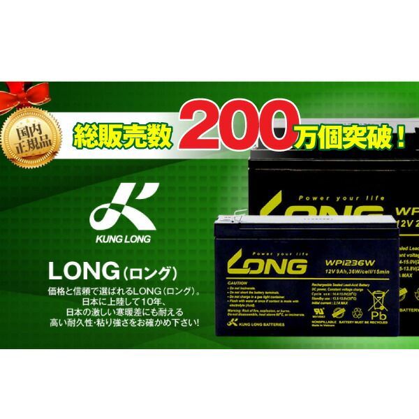 WP9-6A（産業用鉛蓄電池）【サイクルバッテリー】【新品】6V 9Ah LONG【長寿命・保証書付き】電動乗用玩具 防災 防犯 システム機器 UPS(無停電電源装置) など対応 - メルカリ
