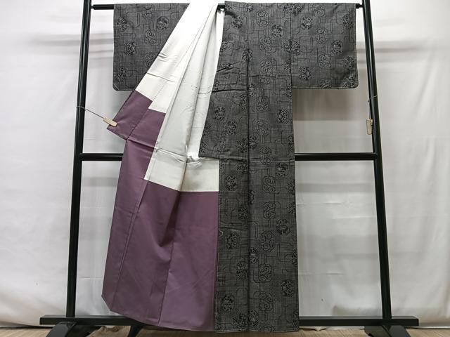 平和屋着物○本場大島紬 9マルキ エ霞 正絹 逸品 未使用 DAAS3981ps