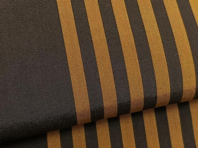 平和屋着物○本場大島紬 純泥染 手織 一元7マルキ 格子 証紙付き正絹