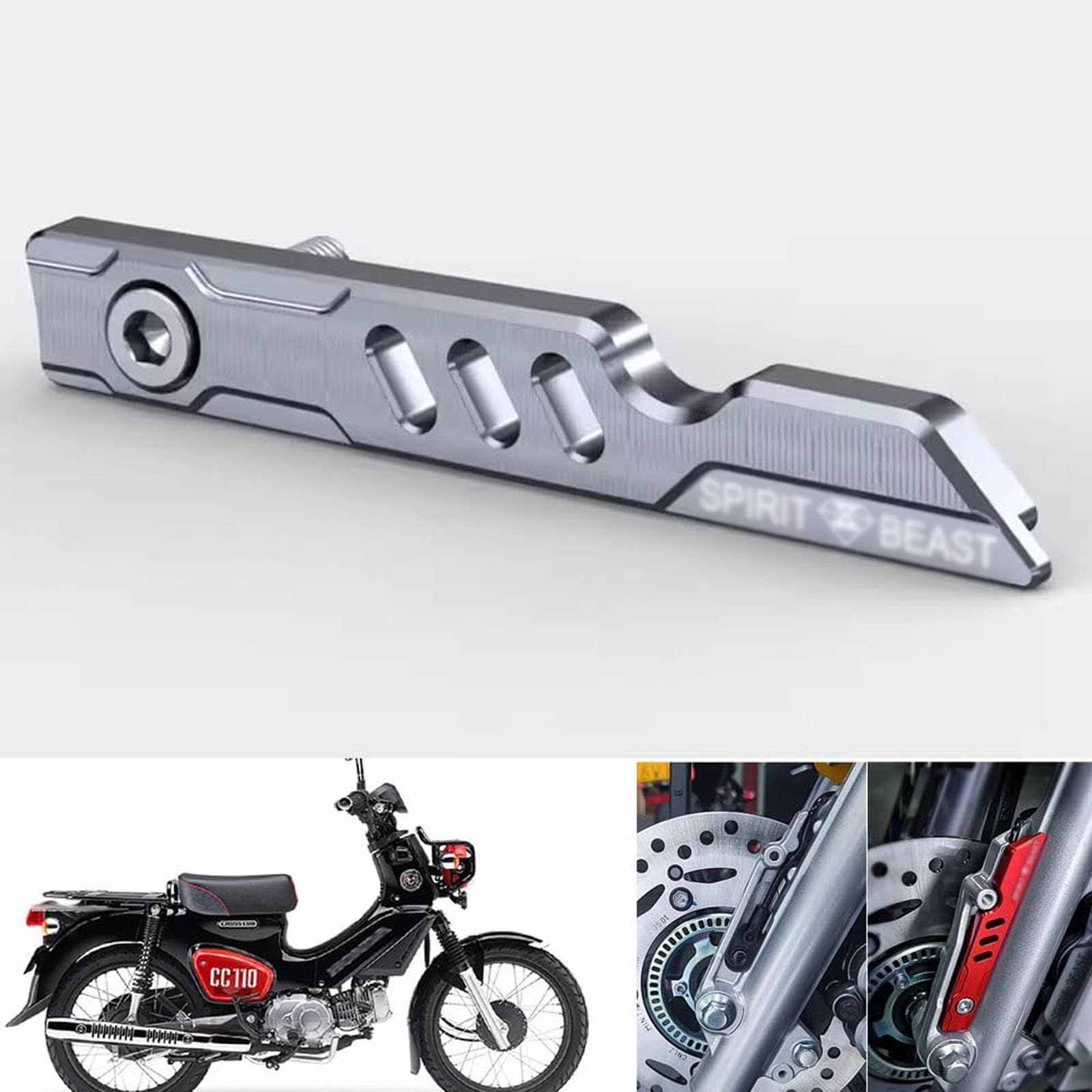 【在庫処分】cross cub CC110 (JA45/JA60/JA10)クロスカブ50 センサーガードオートバイ前輪ブレーキ カブ ABS ...