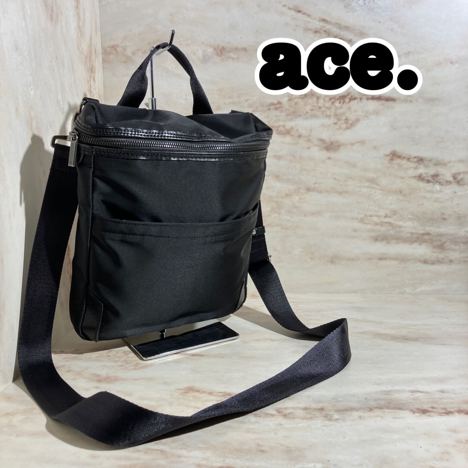 【ビジネス】ace. エース 2way ショルダーバッグ フォーマル ブラック RP D5 - メルカリ