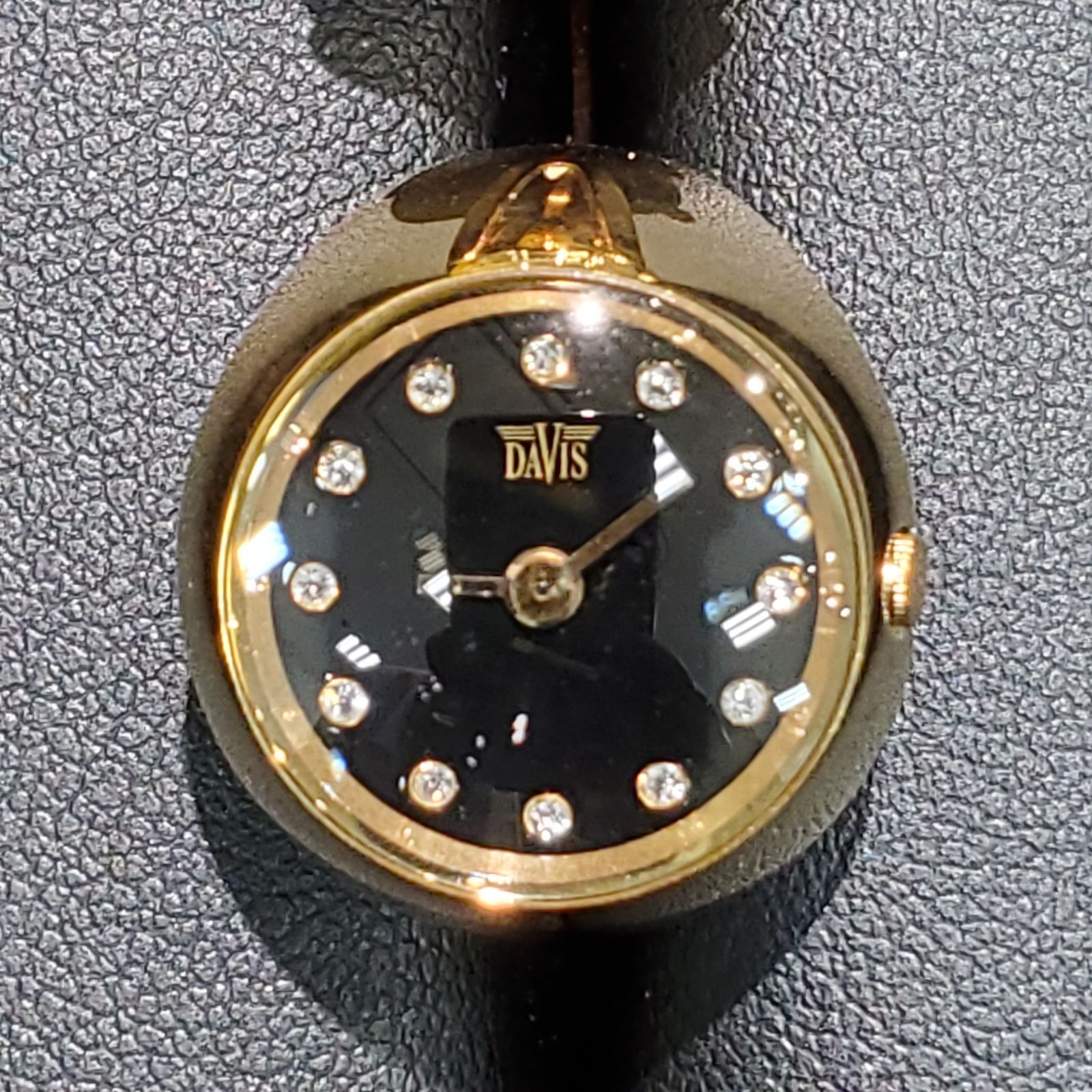 EL5】DAVIS リングウォッチ 指輪 指時計 ジャンク品 ゴールド EL5】DAVIS リングウォッチ 指輪 指時計 ジャンク品 ゴールド