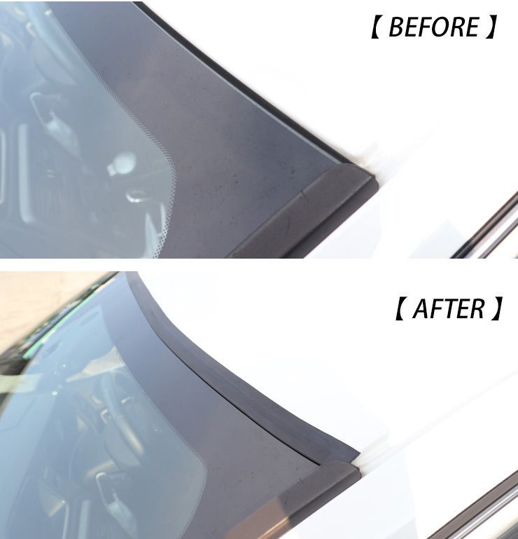 トヨタ カローラ クロス ZVG/MXG/ZSG フロントガラス リアガラス T型静音モール 3M ブラック 19mm デットニング ストリップモール ビビリ音防止 ノイズ軽減 ドアモール ...