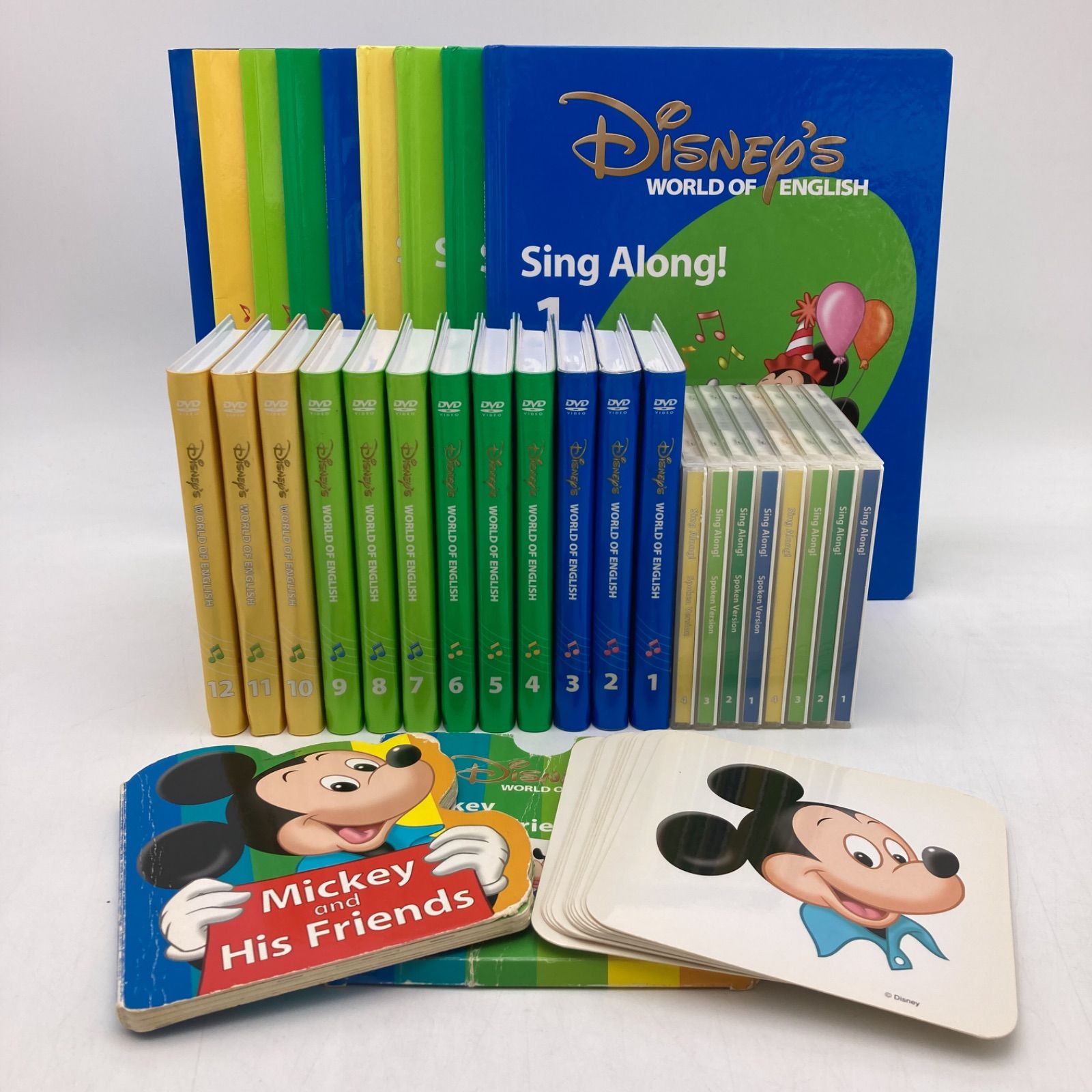 2016年購入 シングアロングセット 新子役 DVD12枚 絵本＆CD 字幕あり ディズニー英語システム DWE Disney ワールドファミリー 中古 100926 - メルカリ