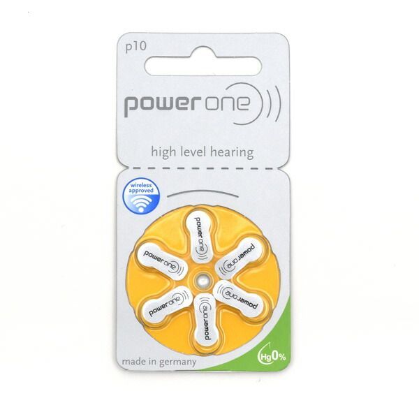 1シート6個入り 補聴器用 電池PR536（P10） ドイツ製 PowerOne パワーワン 空気亜鉛電池 補聴器用ボタン電池 - メルカリ