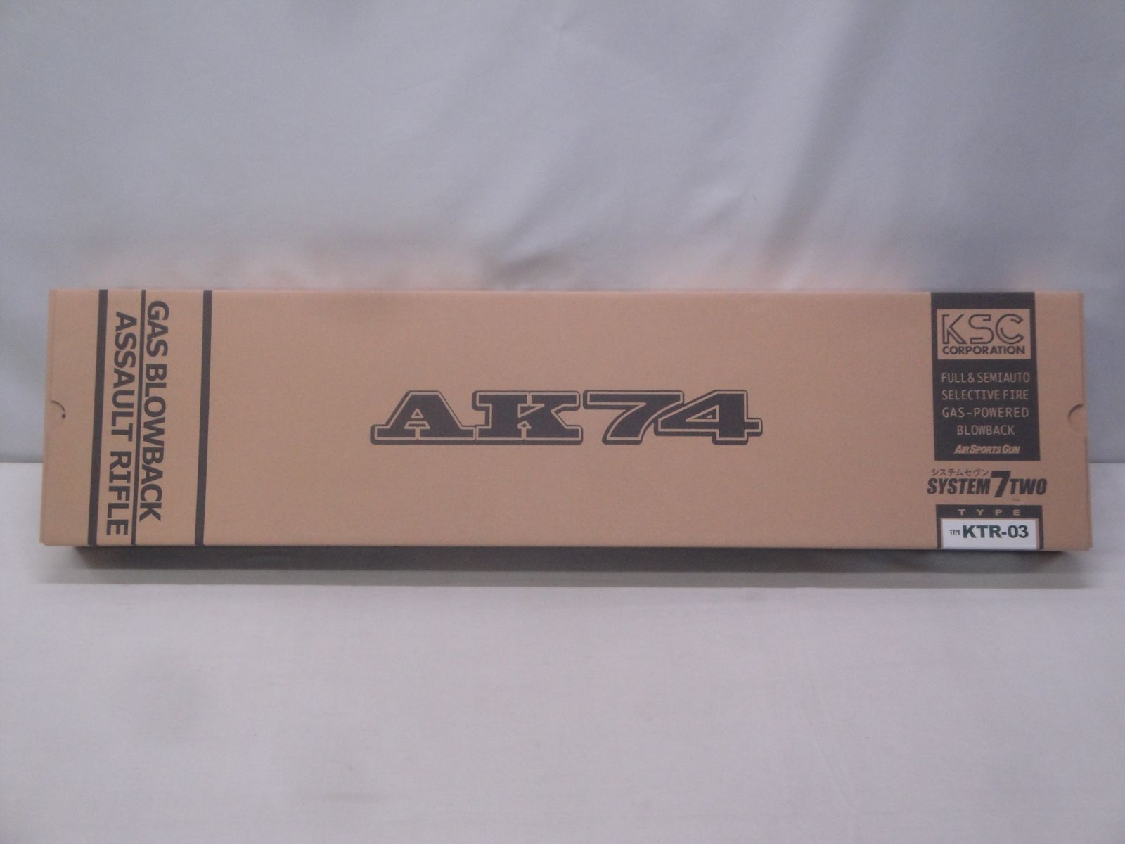 【当店仕入・新品・未開封品】KSC AK74 TYPE KTR-03 システム7TWO ガスブローバック 314 - メルカリ