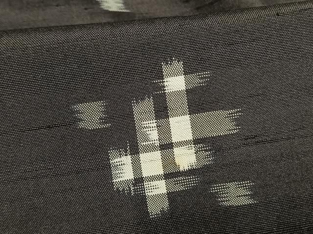 平和屋着物▽本場琉球絣 単衣 正絹 逸品 AAAW7735fy