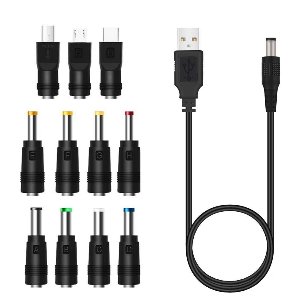 【在庫処分】USB-DC電源ケーブルusb ユニバーサル dc 変換 ケーブル 5.5x2.1mm 変換 長さ1m (3.5 * 1 1 ...