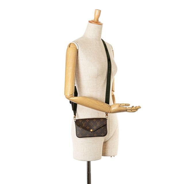 中古 美品 ルイヴィトン モノグラム ミュルティ ポシェット フェリシー