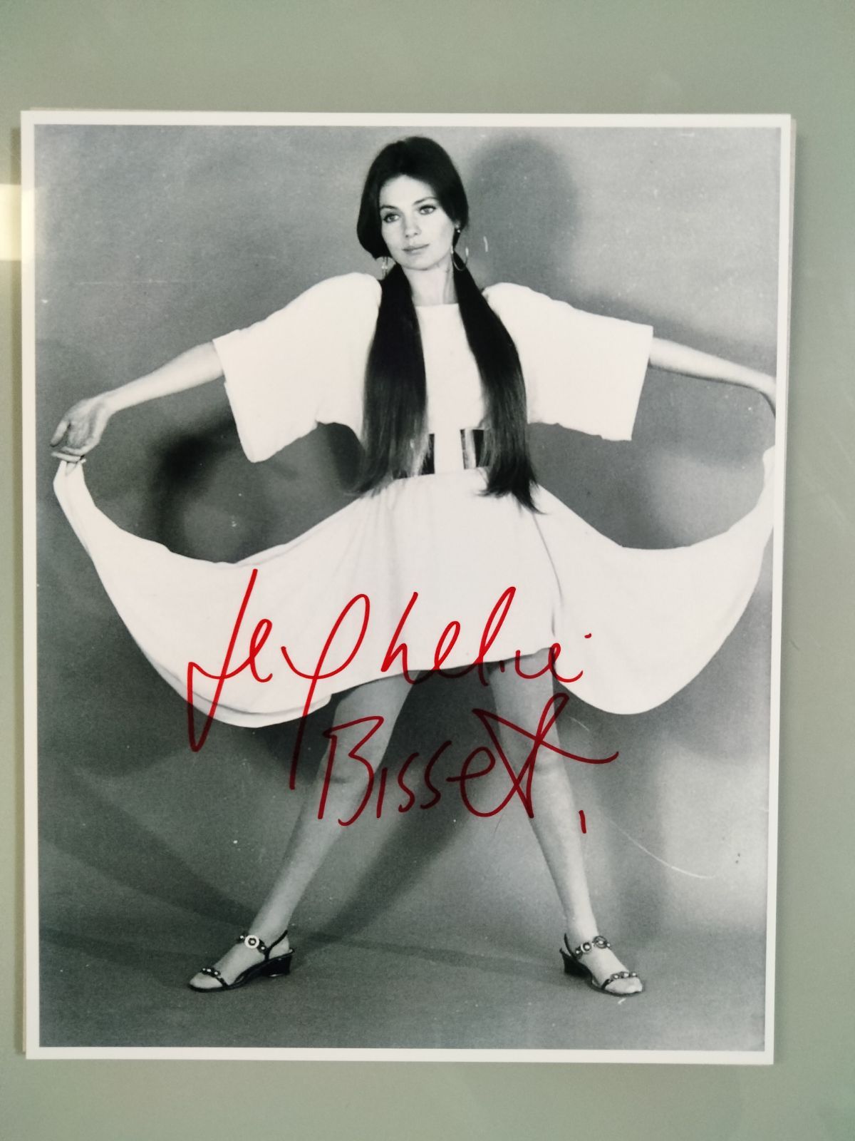 ジャクリーン・ビセット直筆サイン入り超 特大写真…jacqueline Bisset…いつも2人で… メルカリ