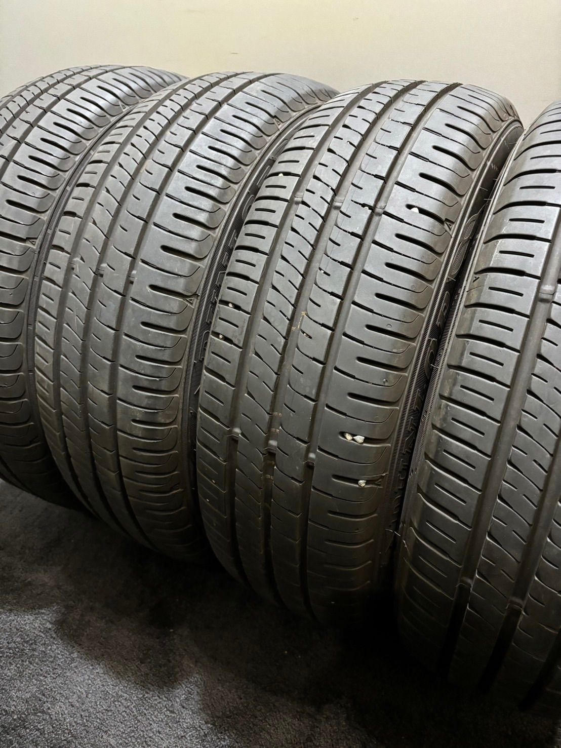★185/60R15 DUNLOP/ENASAVE EC204 23年製 夏タイヤ 4本 ダンロップ エナセーブ アクア フィット シエンタ (4-F700) - メルカリ