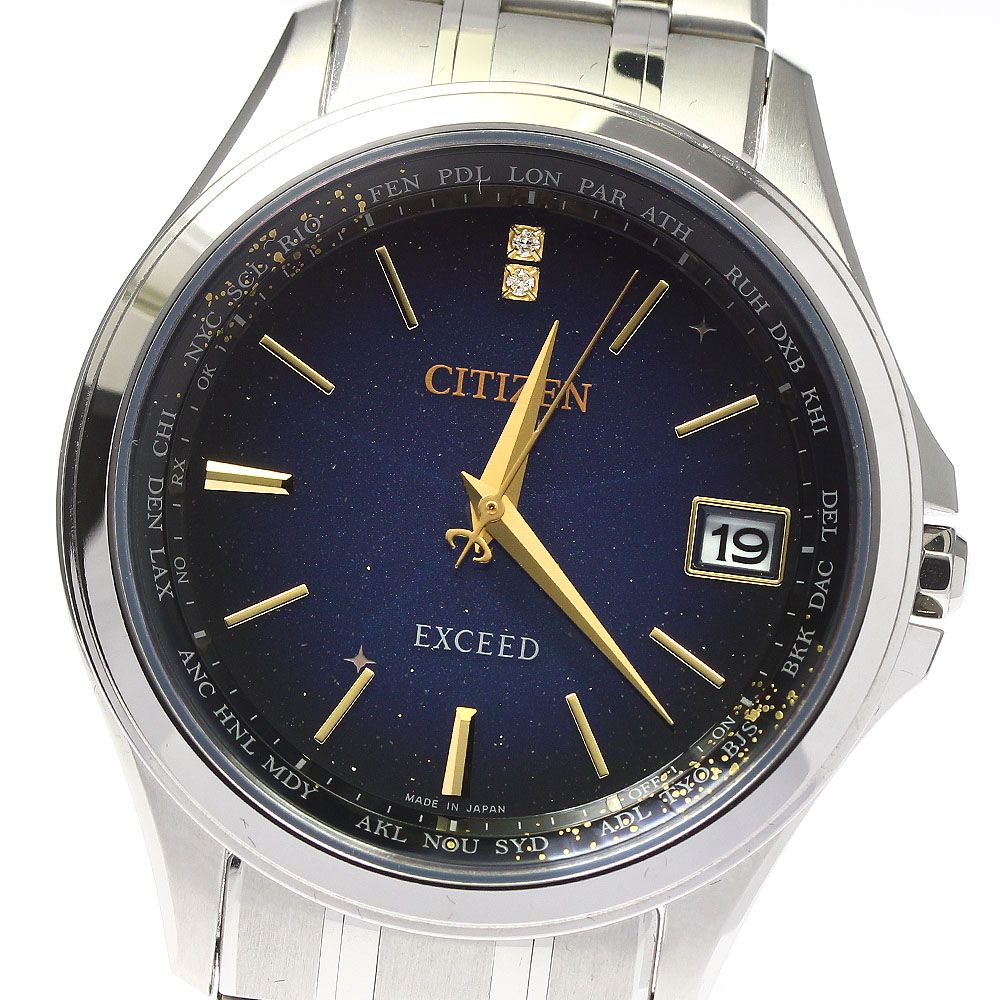 シチズン CITIZEN H149-T027466 CB1080-61L エクシード エコドライブ デイト ソーラー電波 メンズ箱・保証書付き ...