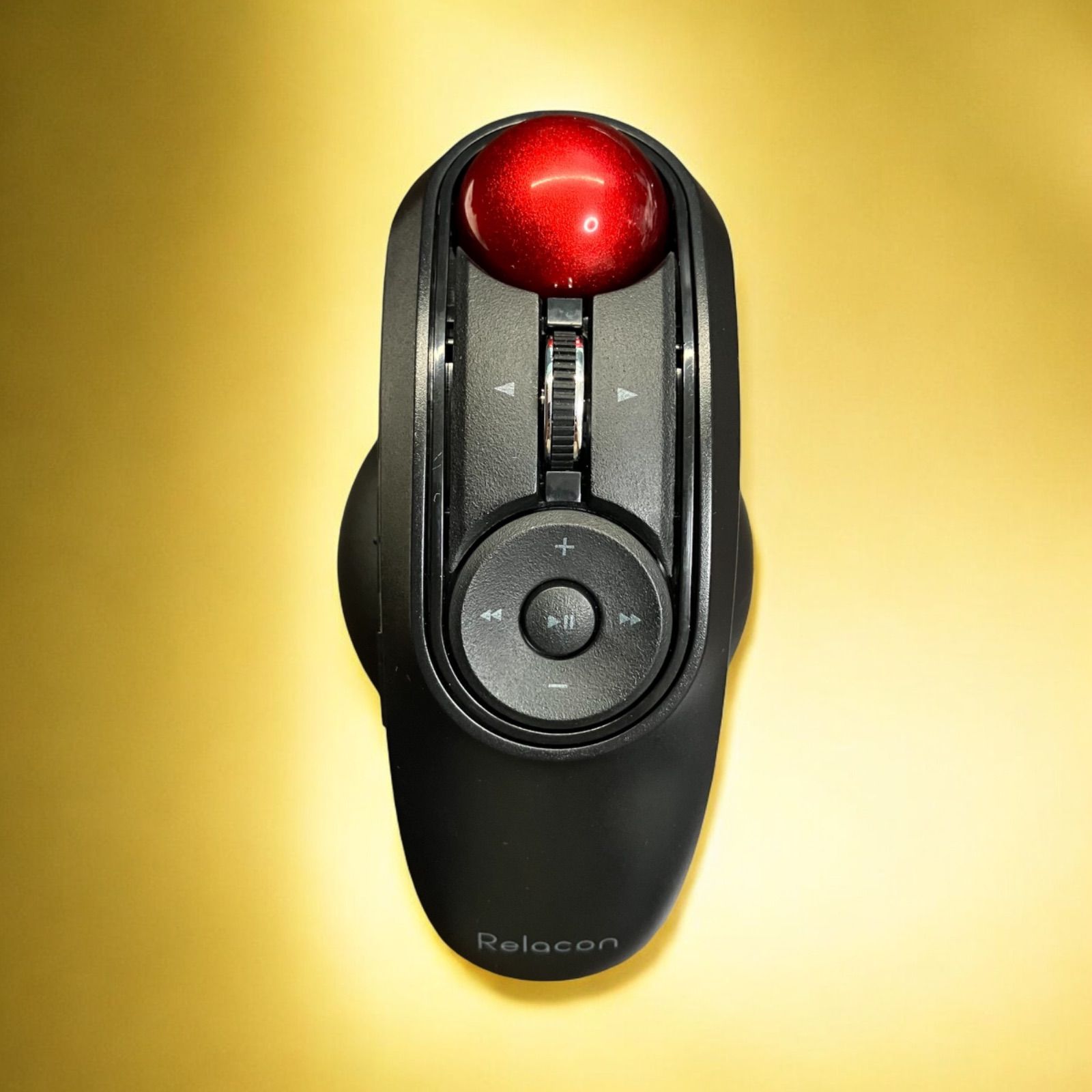 【中古、ほぼ新品】エレコム マウス ワイヤレス (レシーバー付属) トラックボール ハンディタイプ Relacon メディアコントロールボタン搭載 静音 ブラック M-RT1DRBK - メルカリ