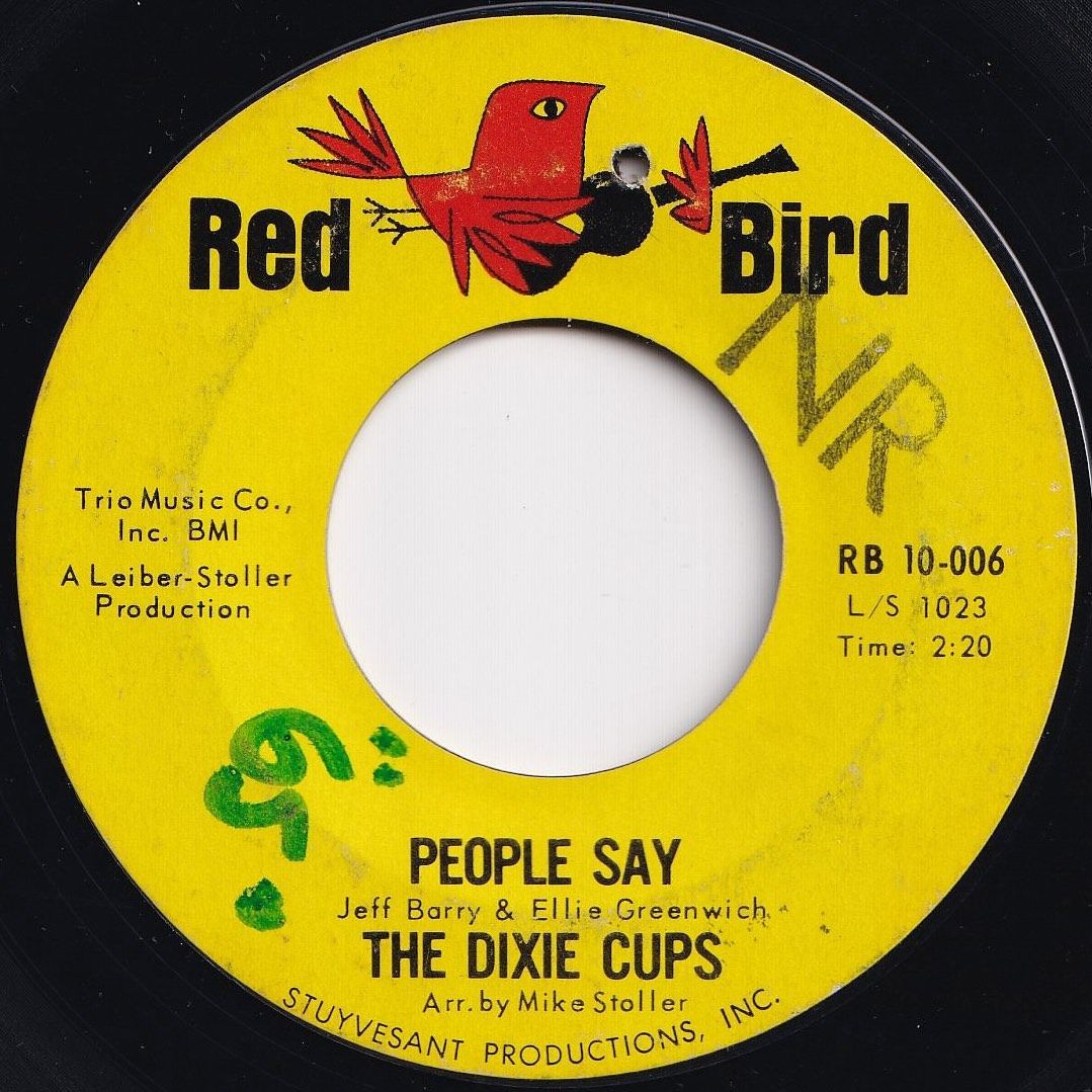 Dixie Cups People Say / Girls Can Tell Red Bird US RB 10-006 205484 R&B ...