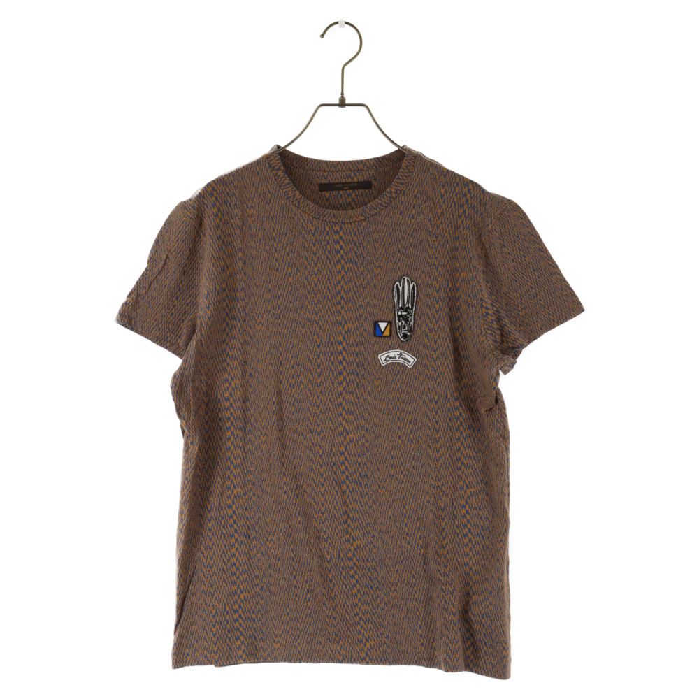 LOUIS VUITTON (ルイヴィトン) 15SS アメリカズカップパッチクルーネック半袖Tシャツ イエロー RM151M H7Y01WJUU - メルカリ
