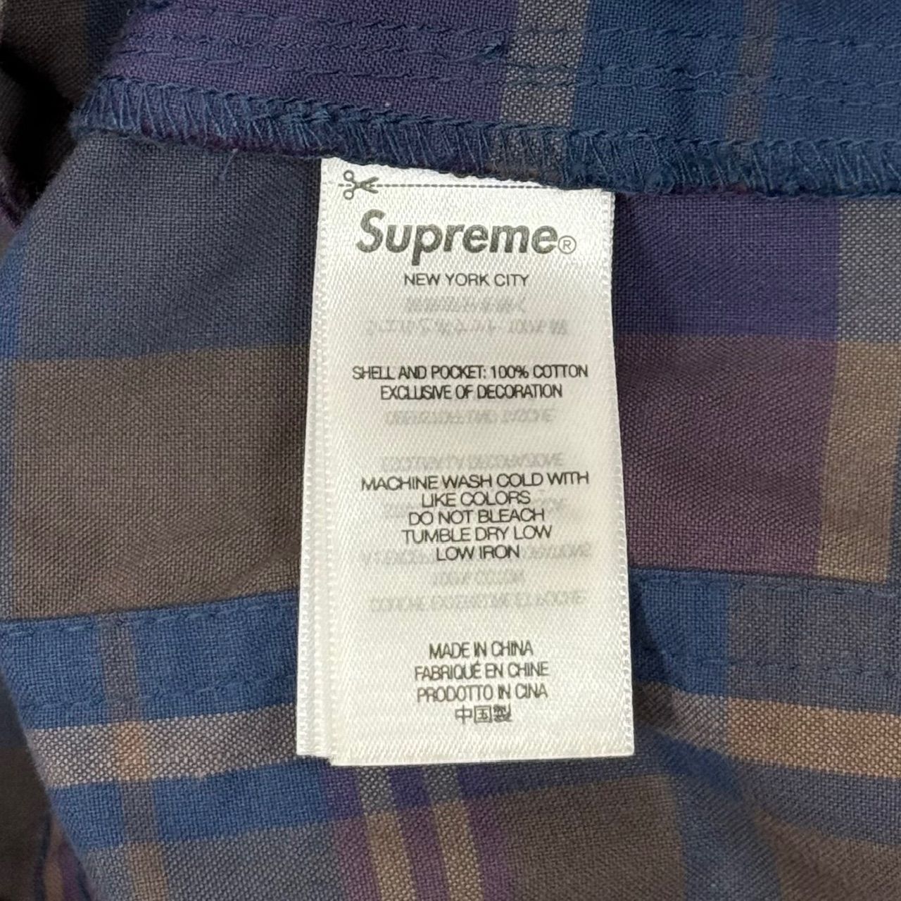 国内正規 SUPREME 24SS Cotton Utility Anorak Jacket チェック 国内正規 SUPREME 24SS Cotton Utility Anorak Jacket チェック