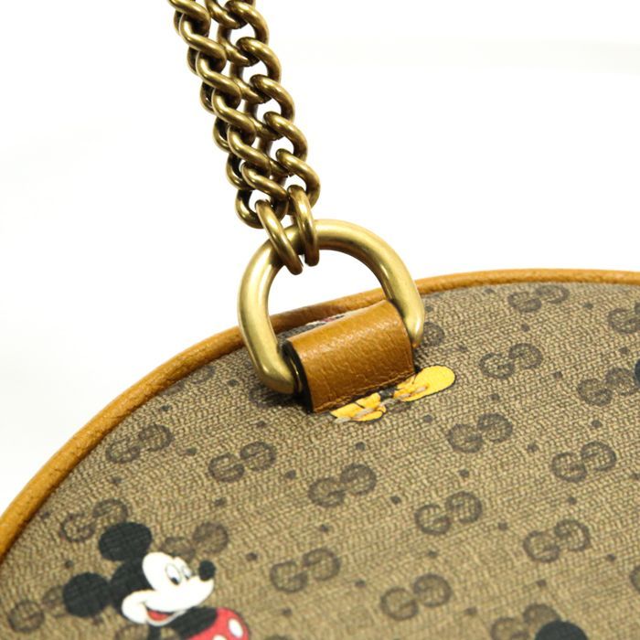 グッチ GUCCI エボニー ミニ GGスプリーム (PVC / レザー) ディズニー