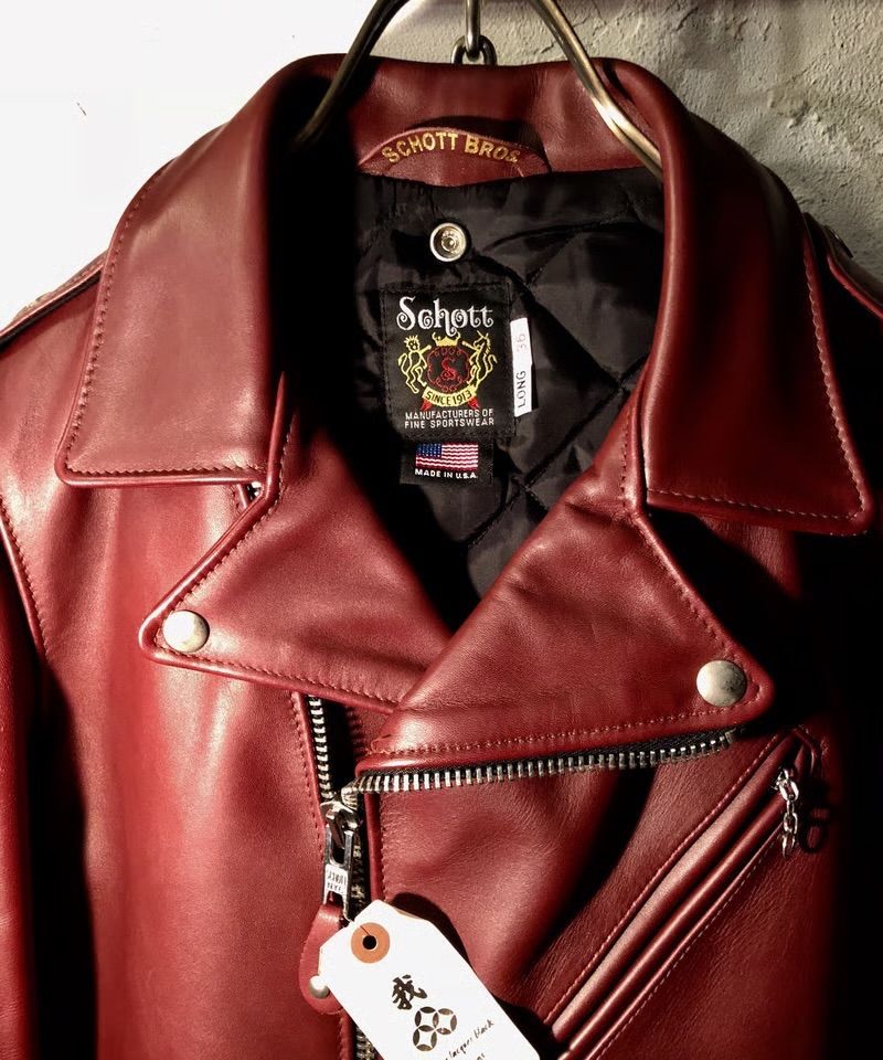 Schott 613USTワンスター黄金サイズ36希少R&Rレッドカラー極上美品 - メルカリ