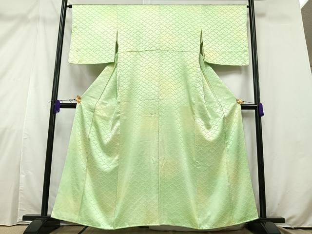 平和屋着物□上質な小紋 青海波 暈し染め 正絹 逸品 AAAZ6323nf