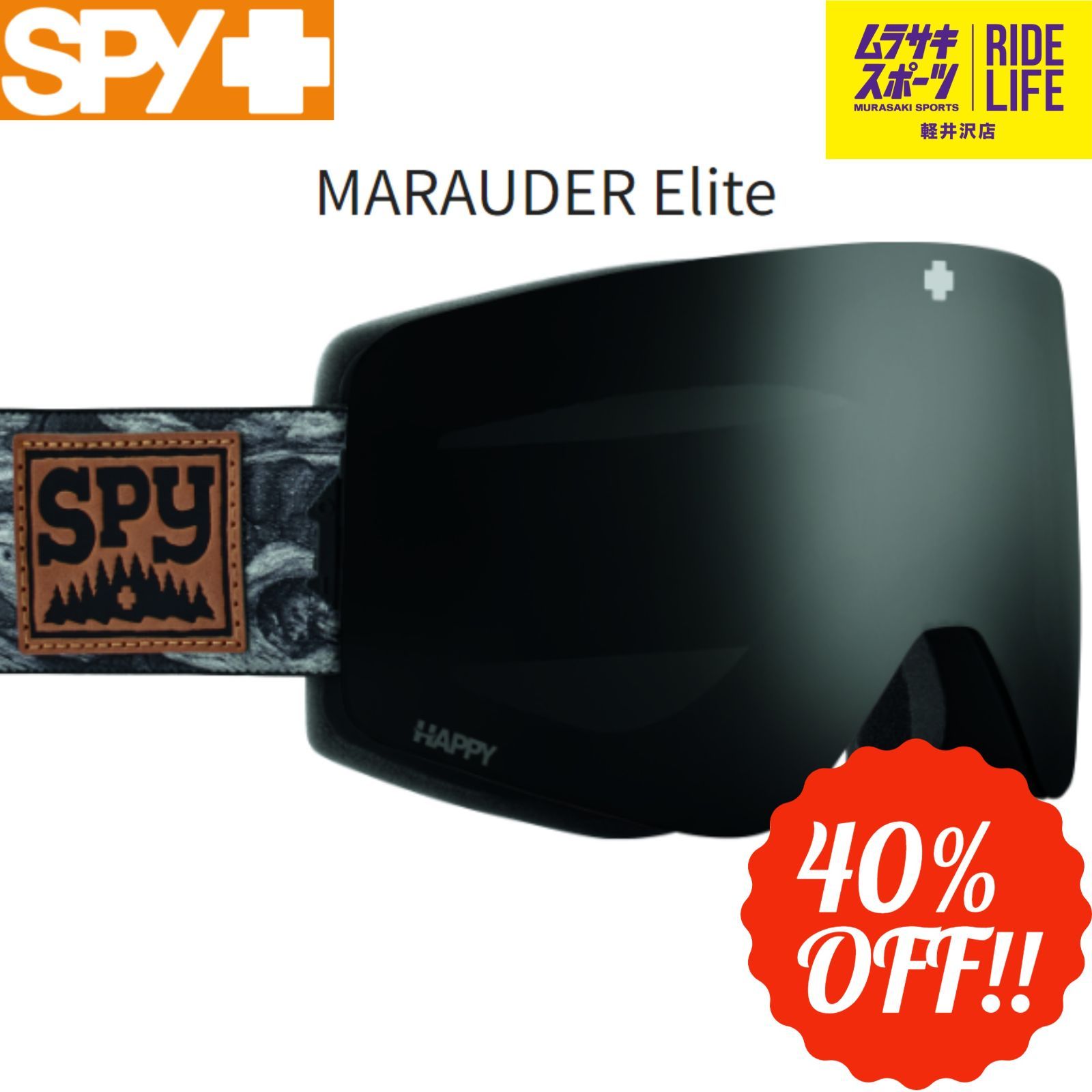 【ムラスポ公式】SPY MARAUDER ELITE（ELIC JACKSON） 22-23 ゴーグル 新品未使用品 スノーボード SALE ...