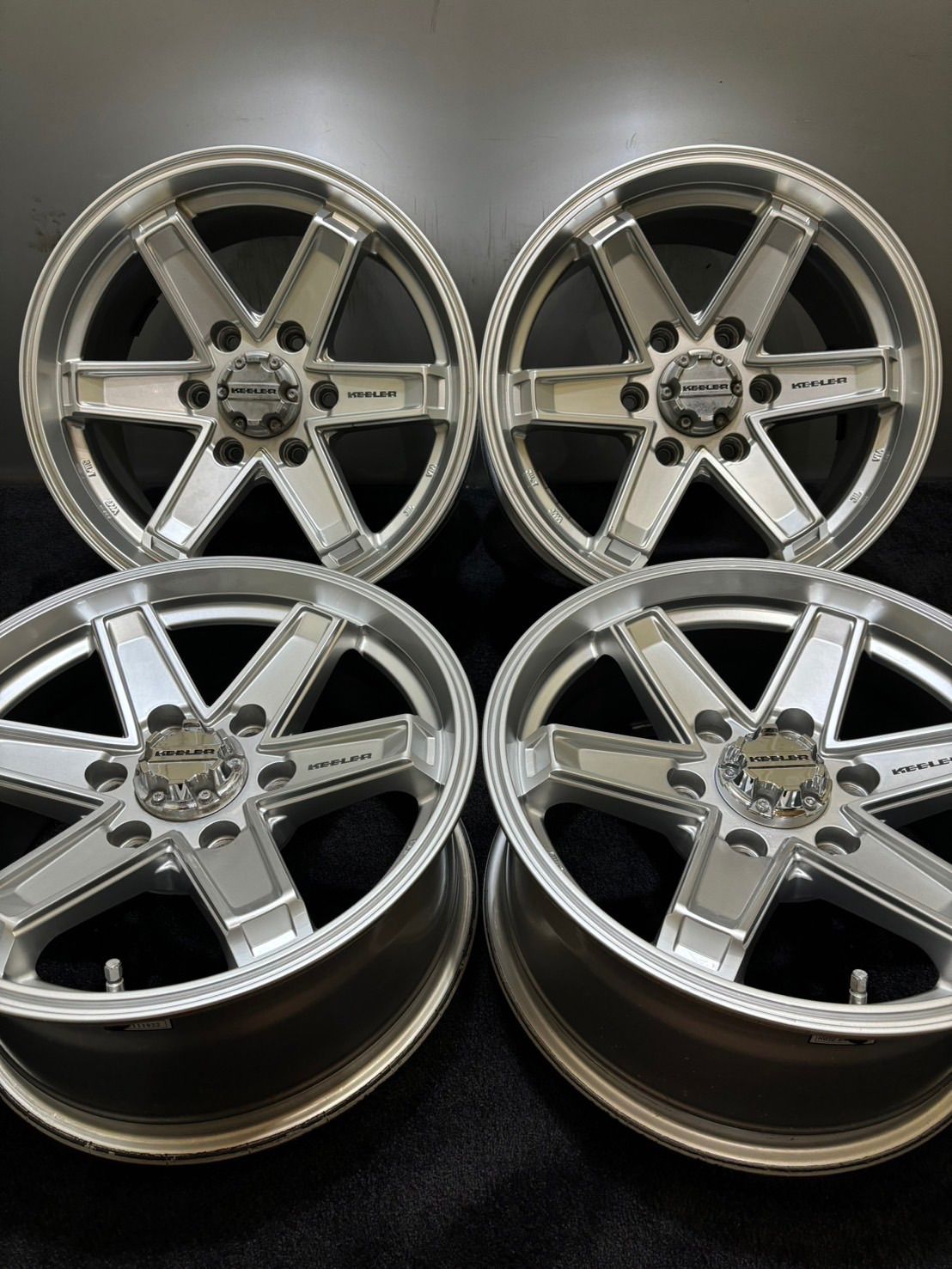 ★KEELER 17インチ 8J +25 139.7 6H アルミホイール 4本 プラド ハイラックス パジェロ (P-G642) - メルカリ
