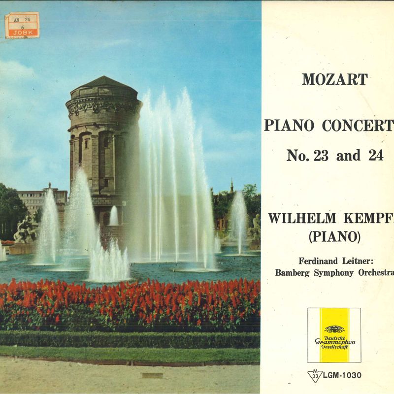 LP Mozart, Wilhelm Kempff, Ferdinand Leitner, Bamberg Symphony ...