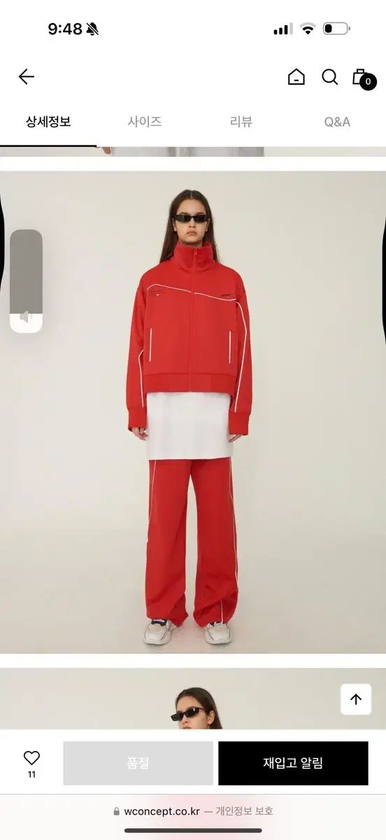 ADER ERROR(アーダーエラー) トレックジャケット ade track Jacket レッド 19ss - メルカリ