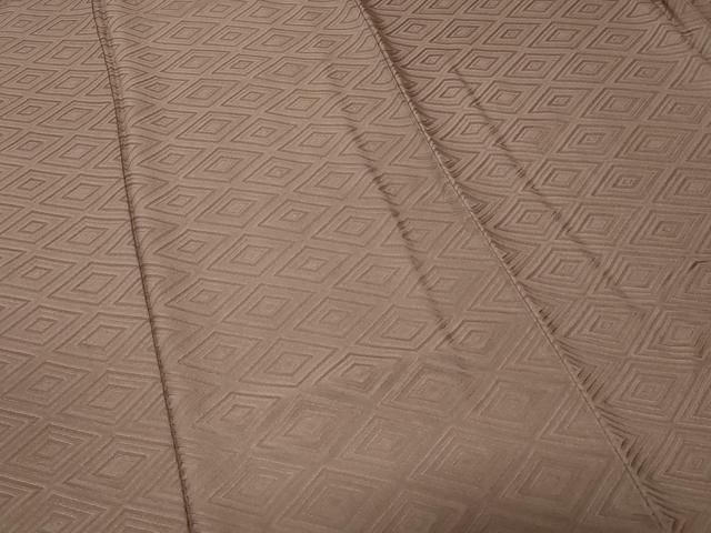 平和屋着物○上質な色無地 霞地紋 煤竹色 正絹 逸品 DAAV6468ps