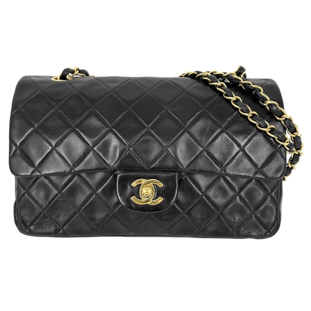 CHANEL シャネル ショルダーバッグ マトラッセ25 ダブルチェーン