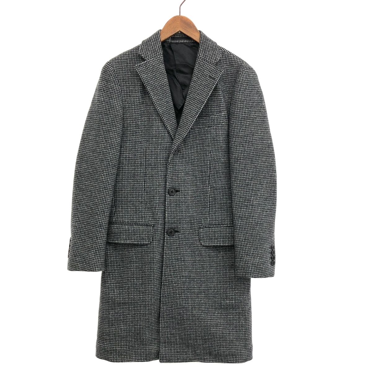 良好 TETSUYA KANDA テツヤカンダ ロングチェスターコート サイズ:46 TSTW59112 グレー カシミア45％ メンズ dondi jersey 240001092127 ...