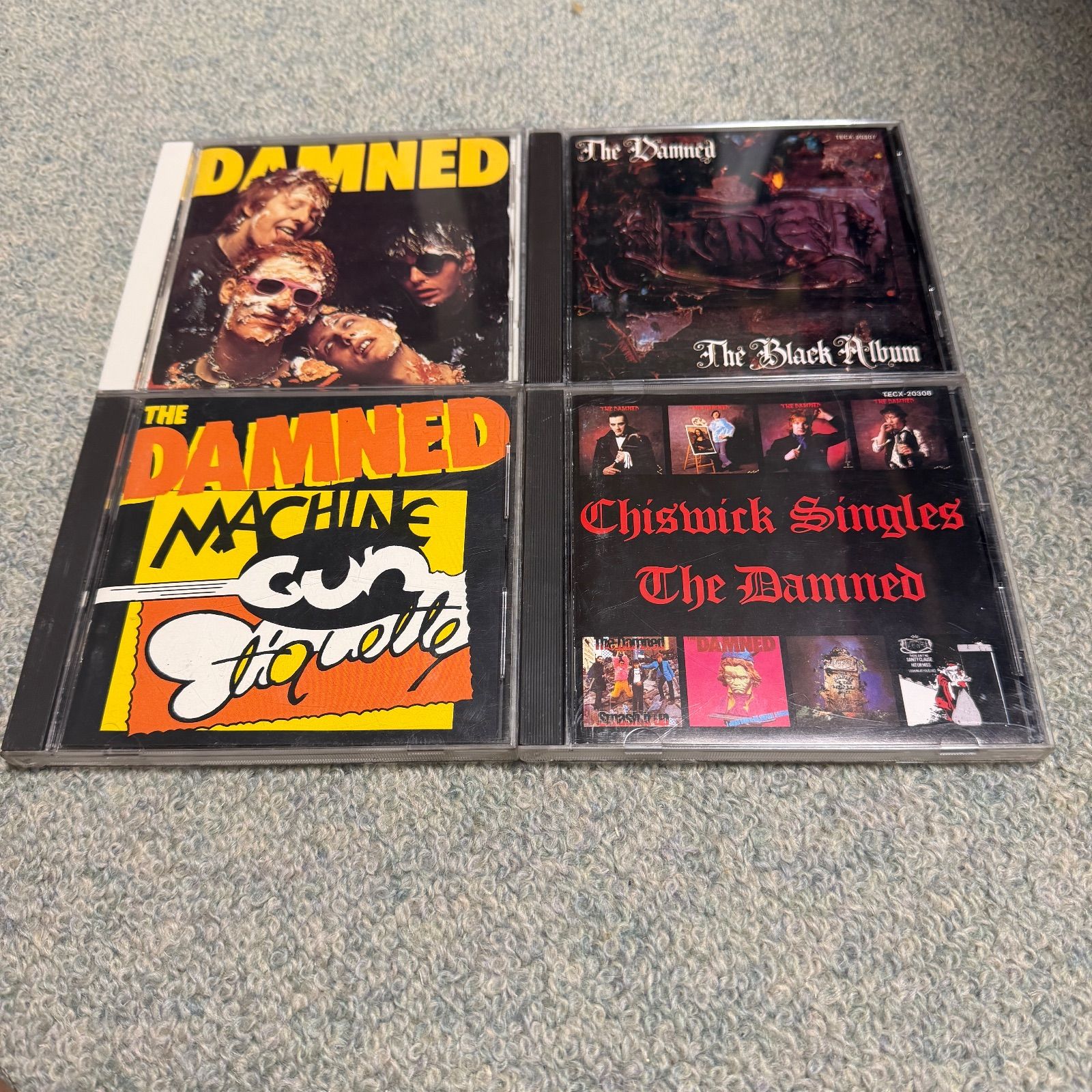 The Damned ダムド CD4枚セット／Damned Damned Damned・Machine Gun Etiquette・The ...