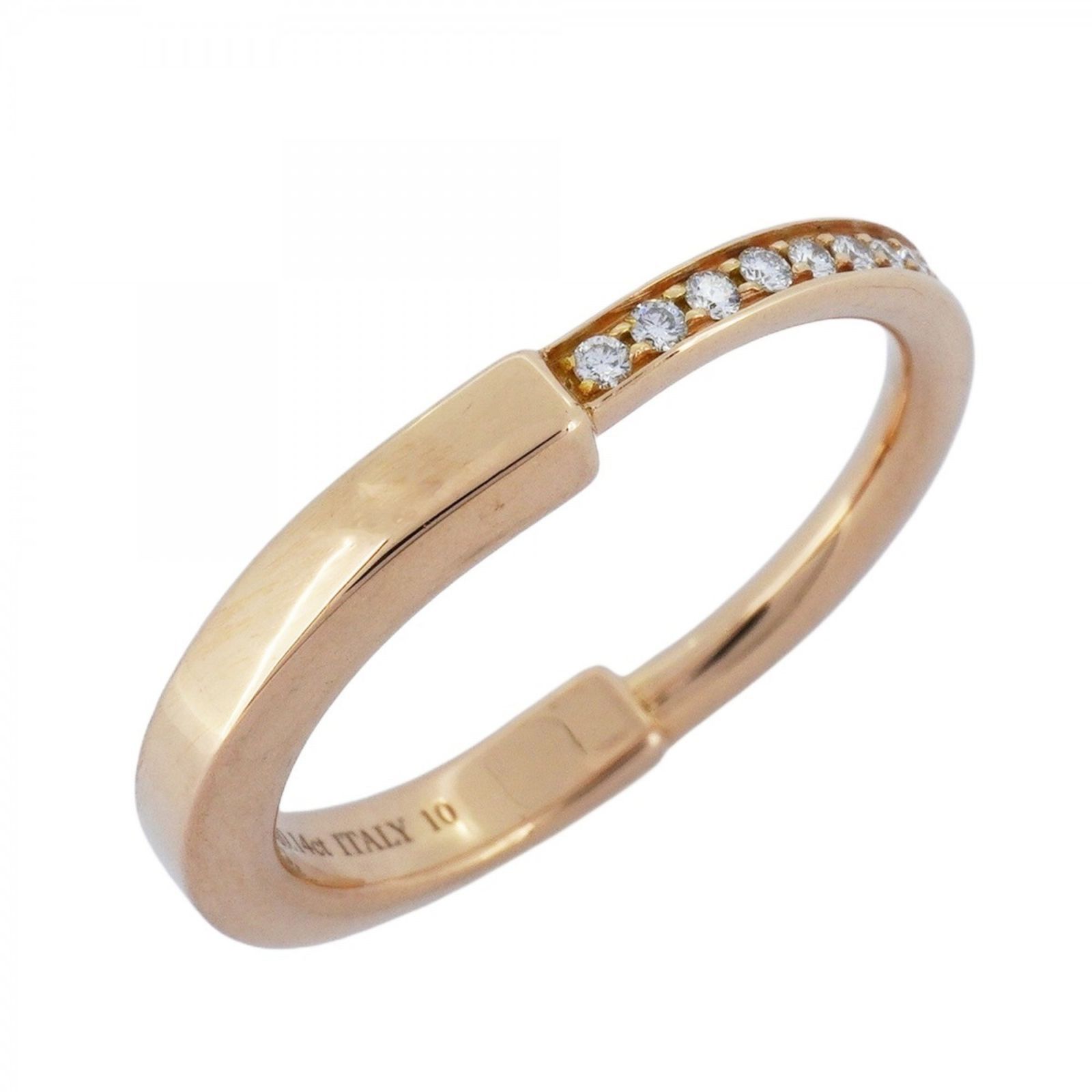 ティファニー(Tiffany) ティファニー リング ロック K18PG ピンクゴールド ダイヤモンド 0.14ct 8.5号レディース - メルカリ